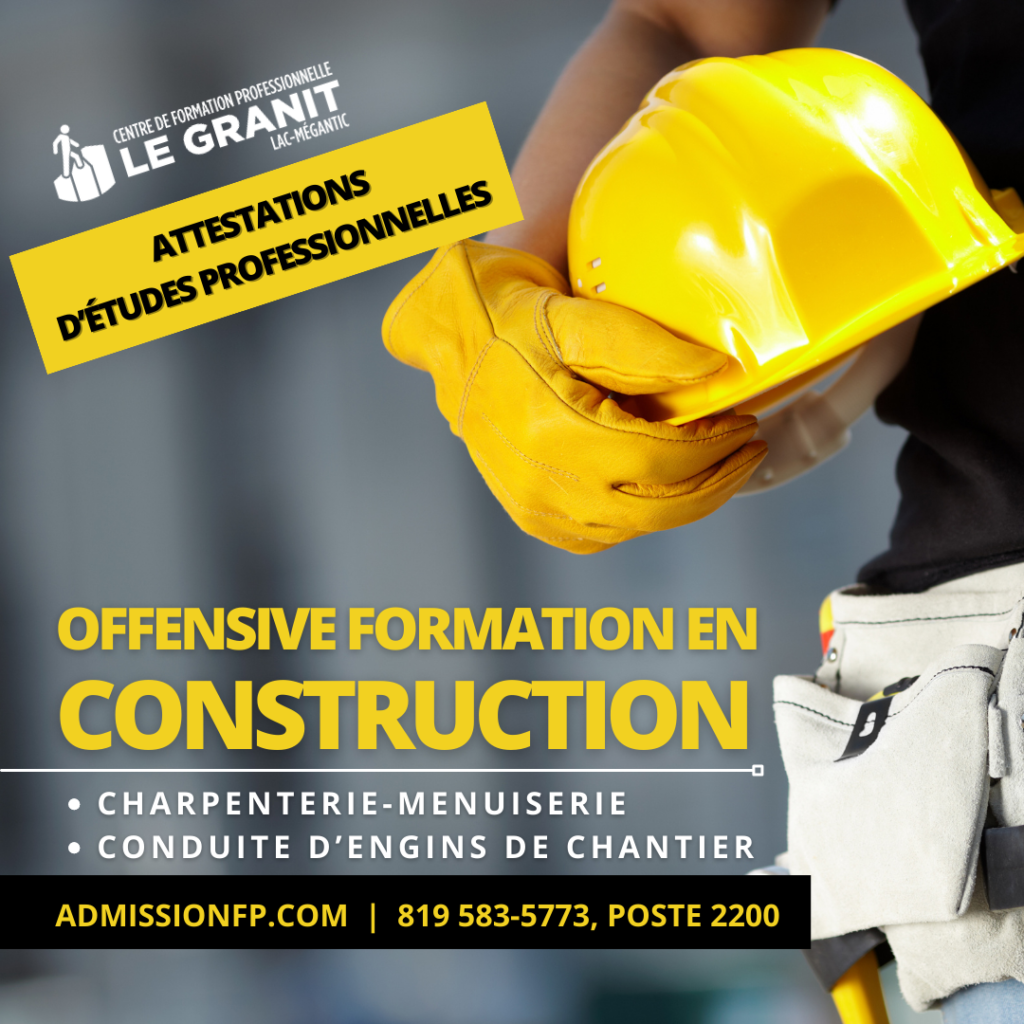 Offensive formation en construction - CFP Le Granit